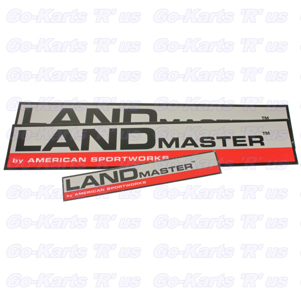 American SportWorks Part # 2-60216 : Decal, Landmaster Red (SET)